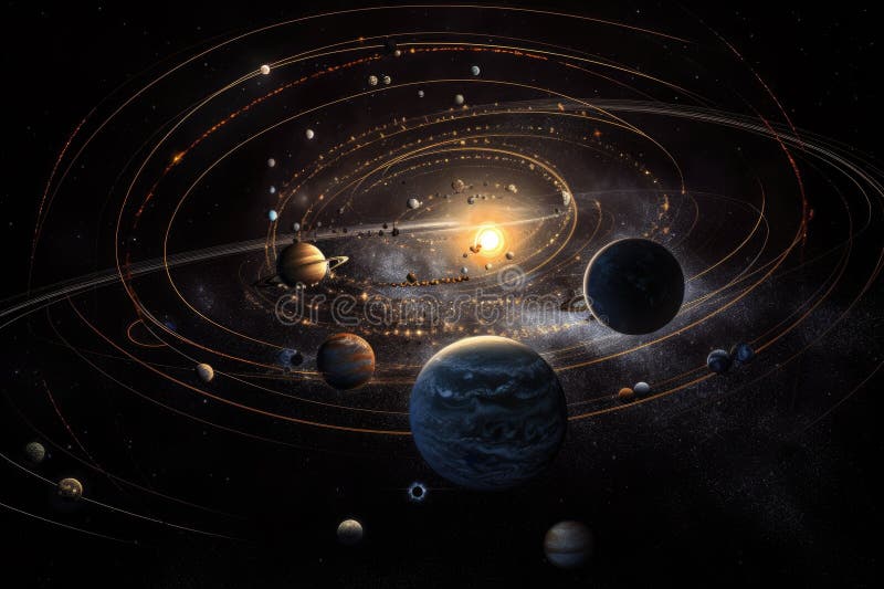 A Celestial Dance of Planets and Stars, with the Earth in the Center ...