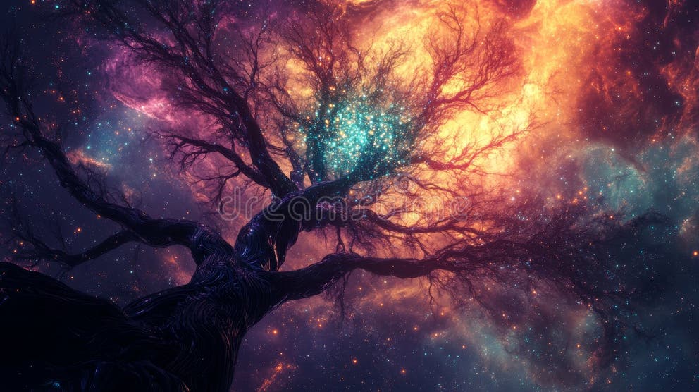 Celestial Data Tree a Cosmic Nebula Branching through the Universes ...