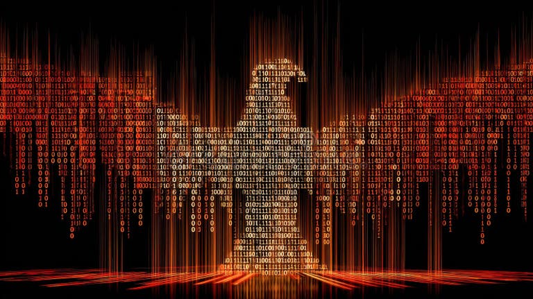 A Celestial Digital Entity a Computer Angel Born from the Intricate ...