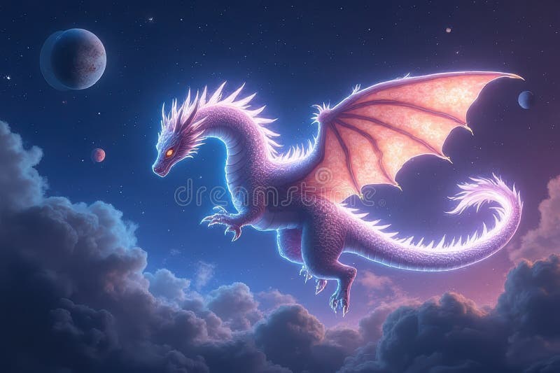 Celestial Dragon S Galactic Odyssey: an Interstellar Adventure Stock ...