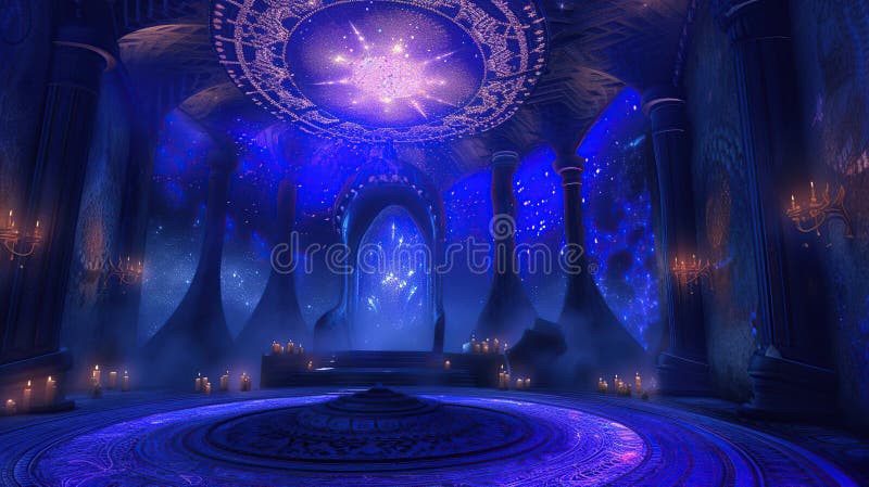 Celestial Dream Chamber, Fantasy Background, Generative AI Stock ...