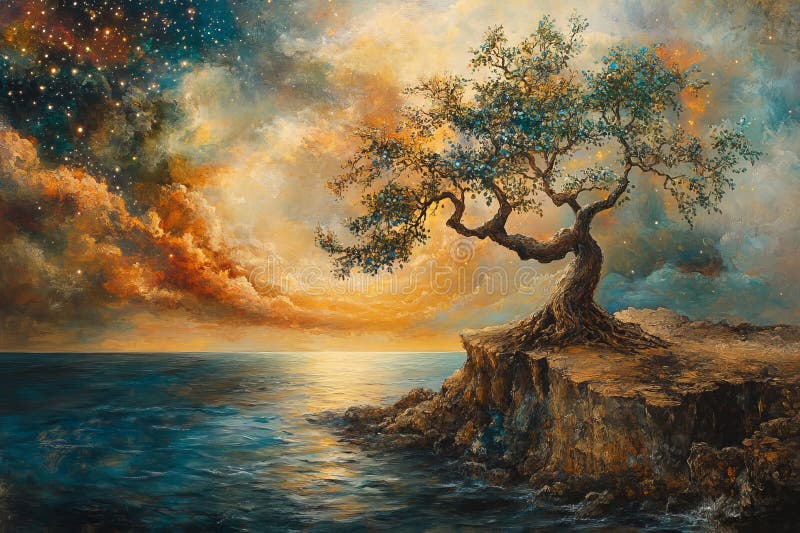 Celestial Dreamscape: the Infinite Sky Stock Illustration ...