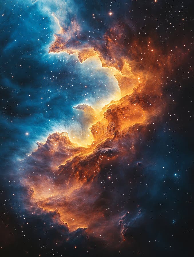 Celestial Dreamscape: the Infinite Sky Stock Illustration ...