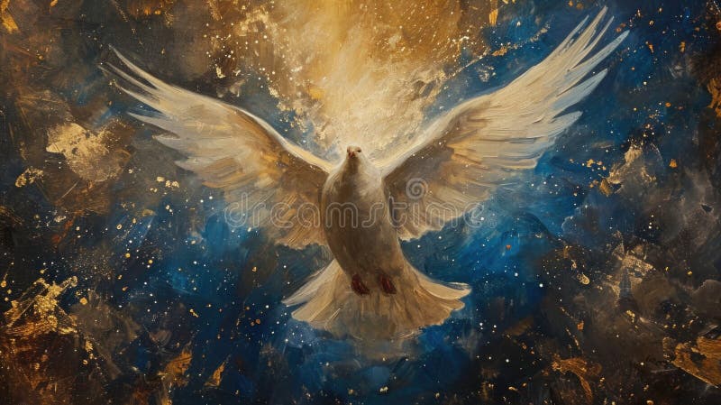 Celestial Eagle in Cosmic Space Stock Photo - Image of powerful, eagle ...