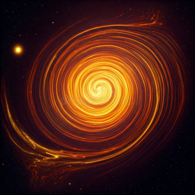 Celestial Energy: Radiant Spiral Galaxy with Swirling Cosmic Patterns ...