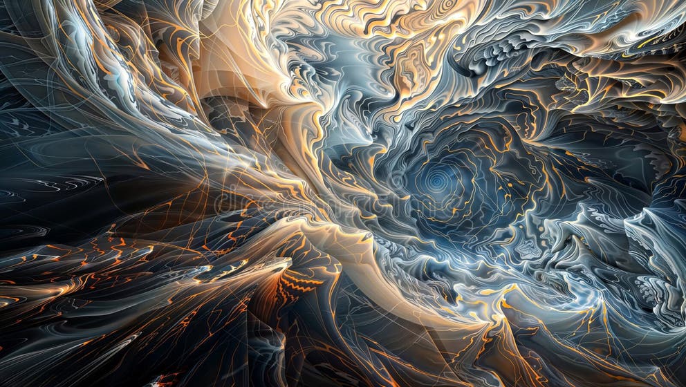 Celestial Explosion: Burst of Energy with Swirling Patterns in Blue and ...