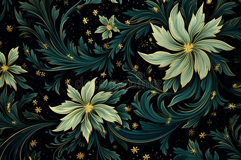 Celestial flora stock illustration. Illustration of cosmic - 293506063