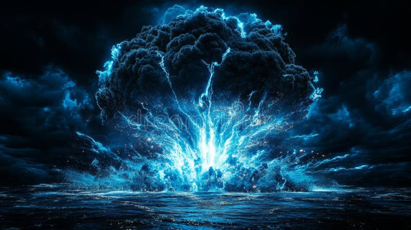 Celestial Fury Unleashed a Cataclysmic Explosion of Energy Symbolizing ...