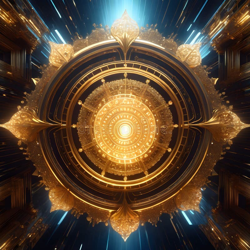 138 Golden Luminous Celestial Structure Stock Photos - Free & Royalty ...