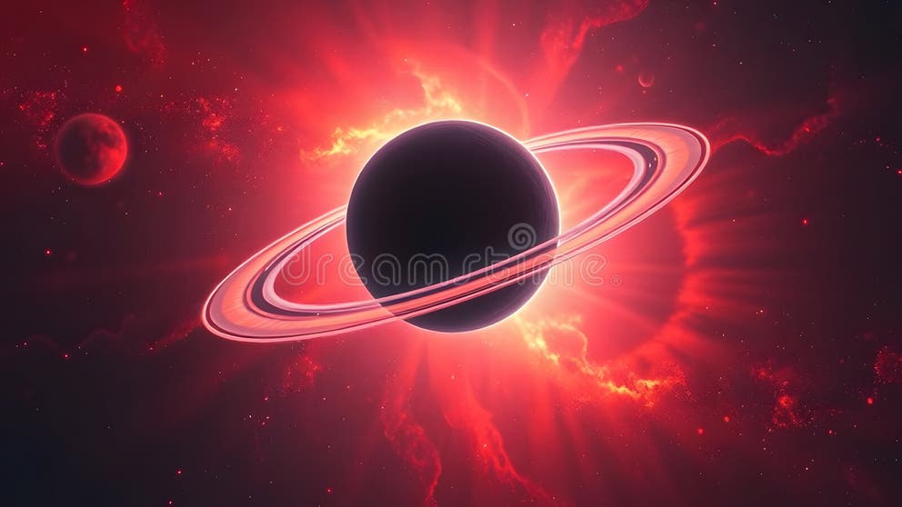 Celestial Harmony a Mesmerizing Planetary Alignment in Glowing Orbits ...
