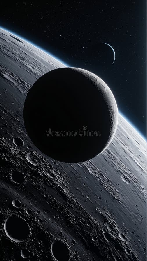 Celestial Harmony: Mesmerizing View of Planets and Moons on the Cosmic ...