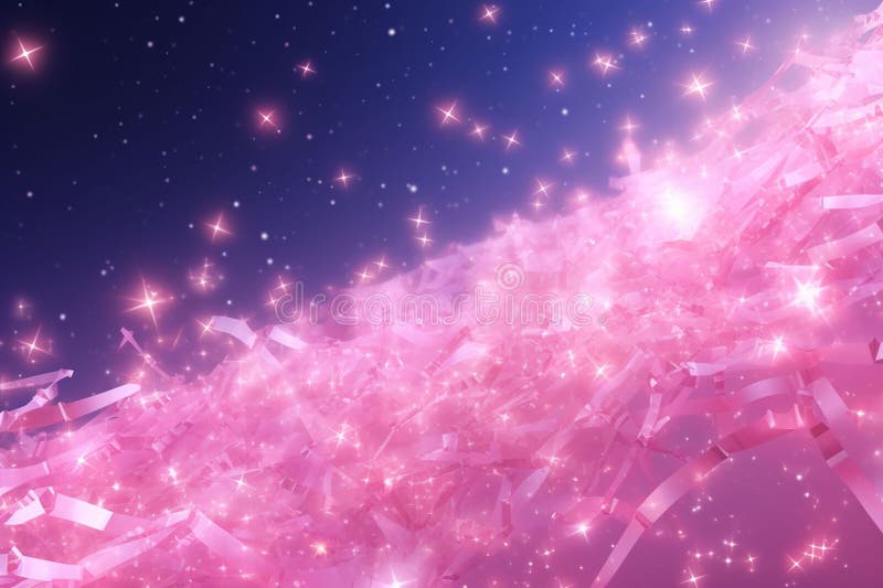 Celestial Hope Stars Arranged in the Shape of a Stock Illustration ...