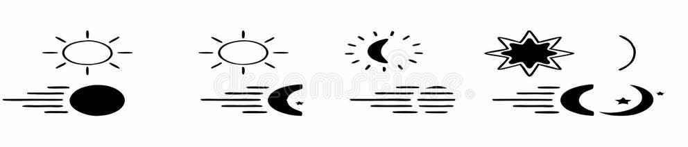 Eclipse Doodle Stock Illustrations – 468 Eclipse Doodle Stock ...