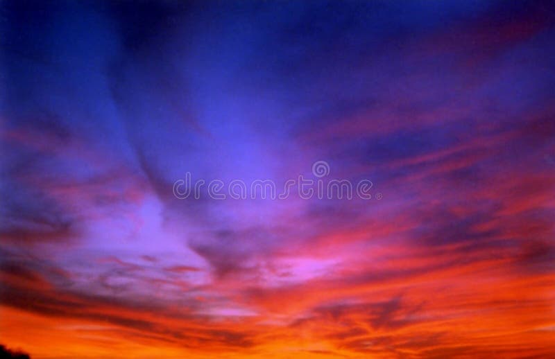 Celestial indigo stock photo. Image of sunset, diffuse - 181695706
