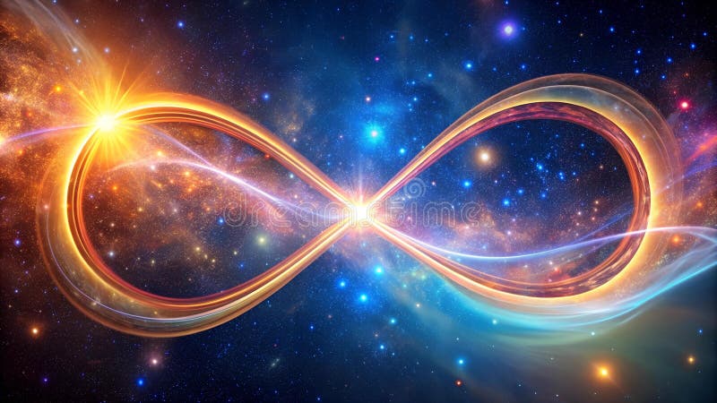 Celestial Infinity: a Symphony of Cosmic Light Trails Generative AI ...