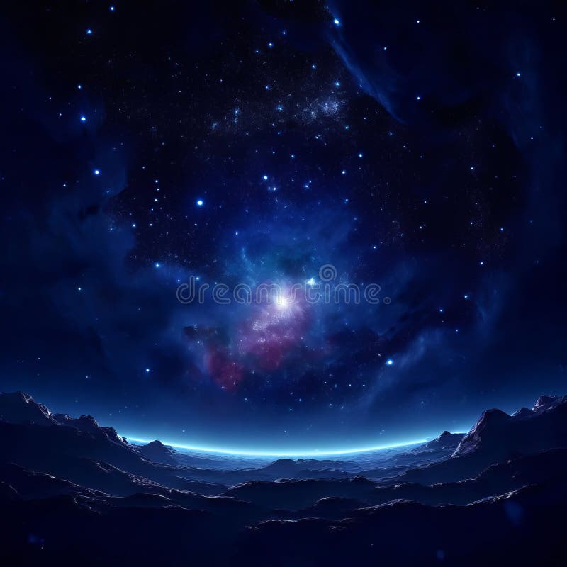 A Celestial Inspired Stroke with Constellations and St Stock Photo ...