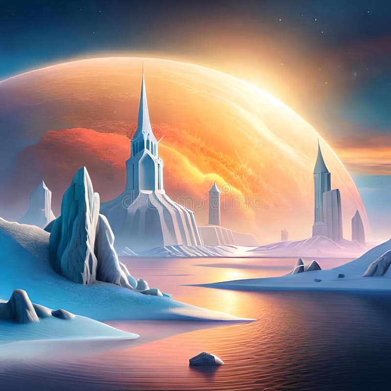 Celestial Kingdom a Heavenly Abstract Render of a Divine Realm ...