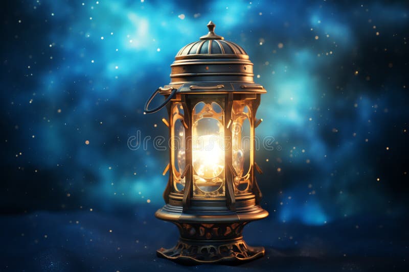 Celestial Lighthouse Lantern Fantasy Sky Night Gazing Stock ...