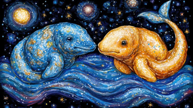 Celestial Manatee Stock Illustrations – 4 Celestial Manatee Stock ...