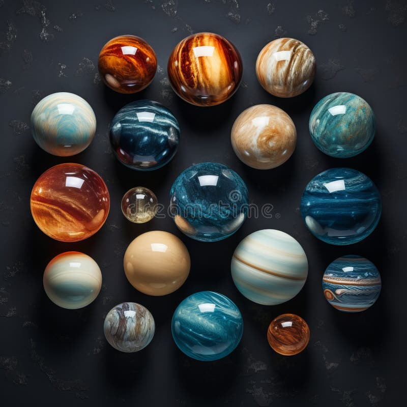 Celestial Marbles: Planetary Gems of the Solar System Stock ... Celestial Marbles: Planetary Gems of the Solar System Stock ...