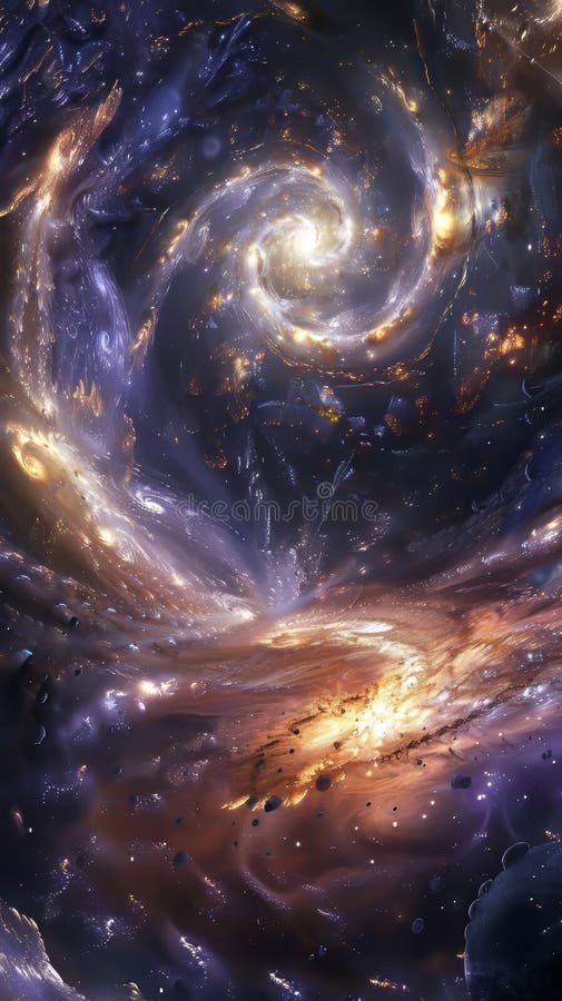 Celestial Marvels: Wonders of the Cosmos Revealed Stock Illustration ...