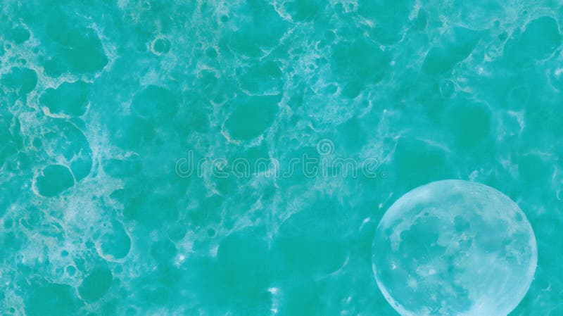 Celestial Moon in Teal Chaotic Texture Design for Unique Backgrounds ...