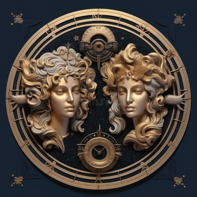 Celestial Muses: a Golden Symphony of Time and Art. Created by ...