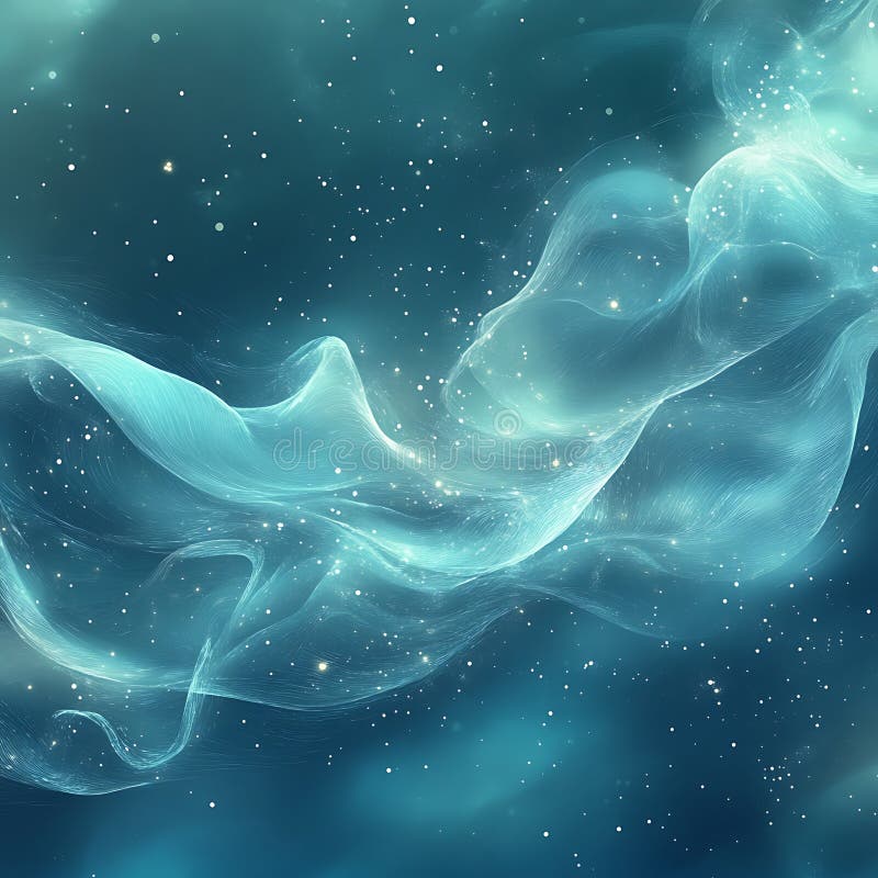 Celestial Nebula Swirls Abstract Cosmic Art Stock Illustration ...