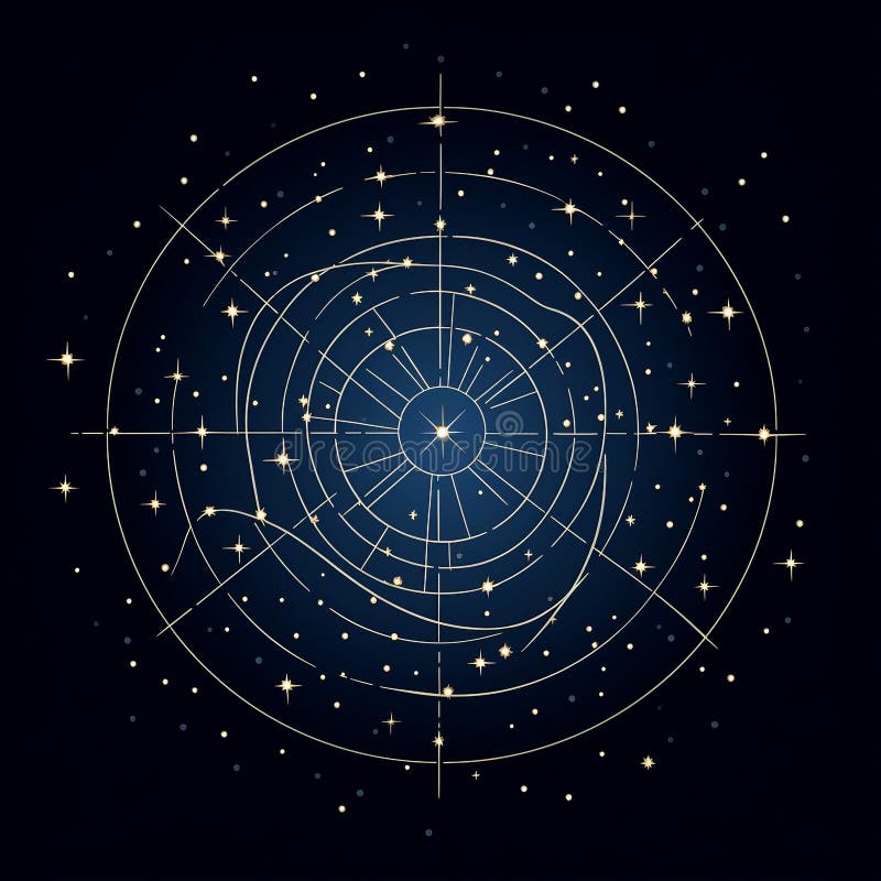 Celestial Night Sky Little Dipper Constellation Craft Stock ...