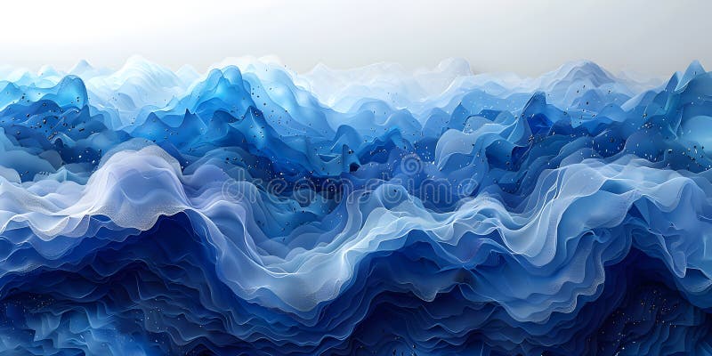 Celestial Oasis: a Soothing Abstract Map of the Earth Stock ...