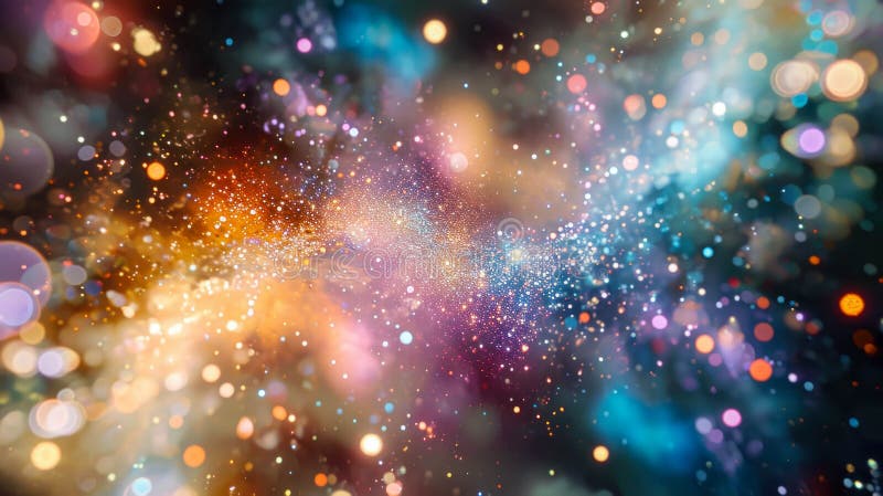 Celestial Orb Dance in a Quantum Dreamscape Texture. a Vivid Fusion of ...
