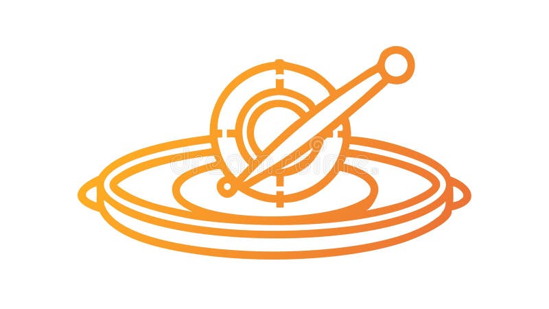 Celestial Orbiter with Compass, Cosmic Navigation, Space Exploration ...