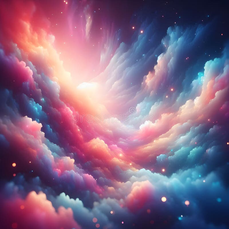 Celestial Performance. stock illustration. Illustration of cosmicdrama ...