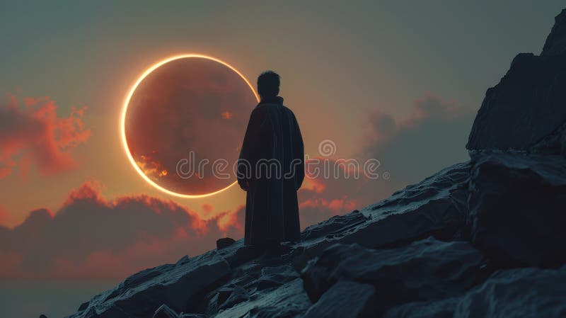 Celestial Phenomenon of Solar Eclipse with Perfect Moon-sun Alignment ...