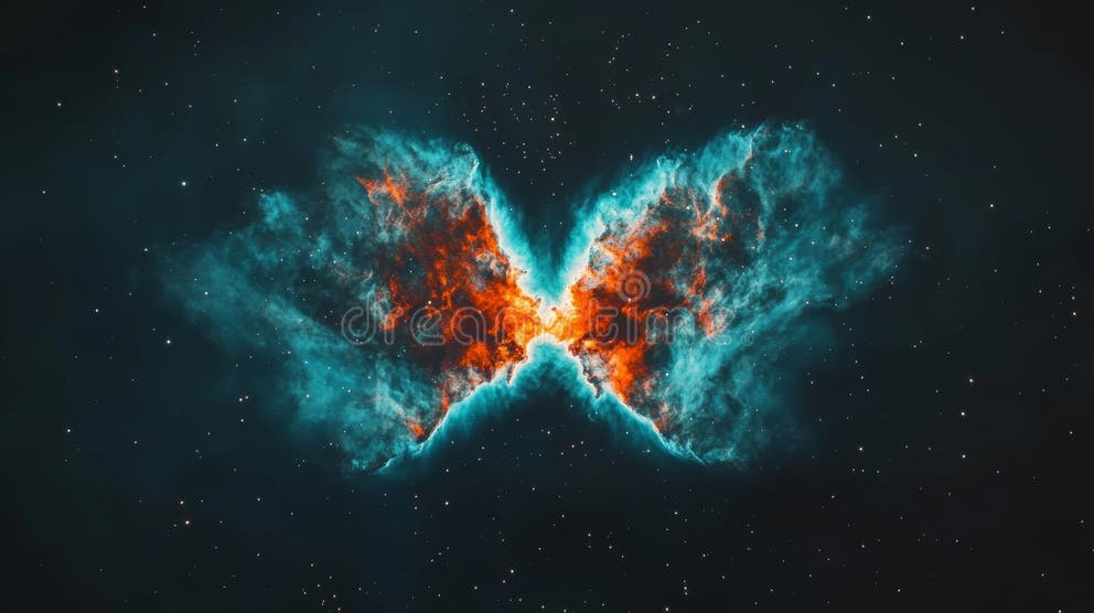 The Celestial Phoenix Represents a Cosmic Nebula Shaped Like a Mythical ...