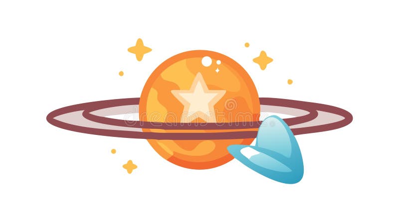 Celestial Planet with Star, Cosmic Wonders and Space Exploration ...
