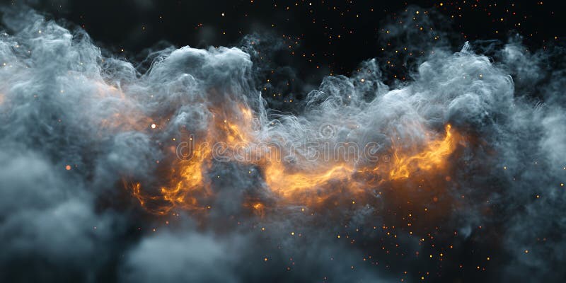 Celestial Smoke Texture with Cosmic Dust for Dreamlike and SciFi ...