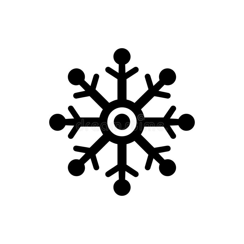 Celestial Snow Snowflake Icon Stock Vector - Illustration of snow ...