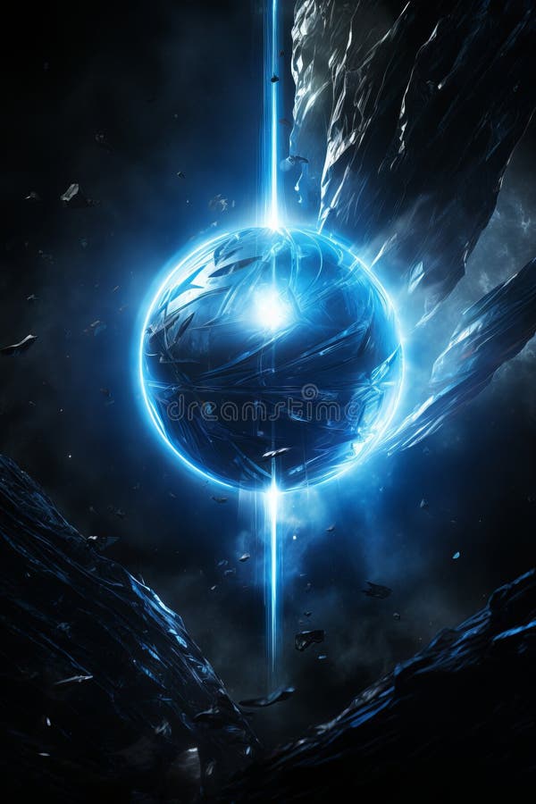 Celestial Space. Cosmic and Galactic Themes, Vertical Image for ...