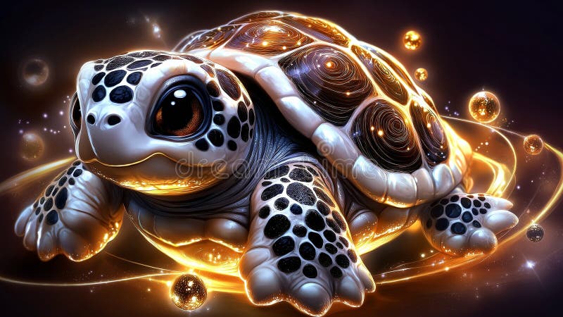 Celestial space turtle stock illustration. Illustration of interstellar ...
