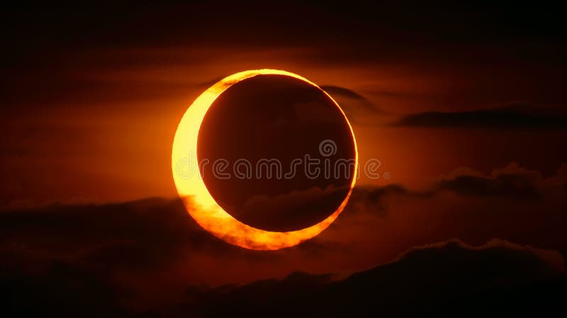 Celestial Spectacle: a Partial Solar Eclipse Casts an Otherworldly ...