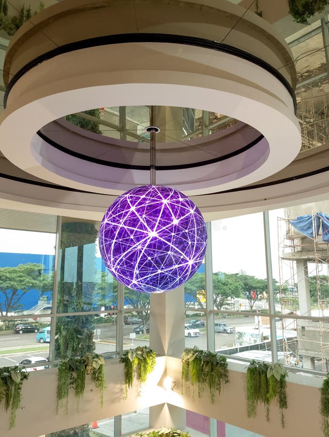 Celestial Sphere: a Dazzling Modern Interior Design Editorial Stock ...
