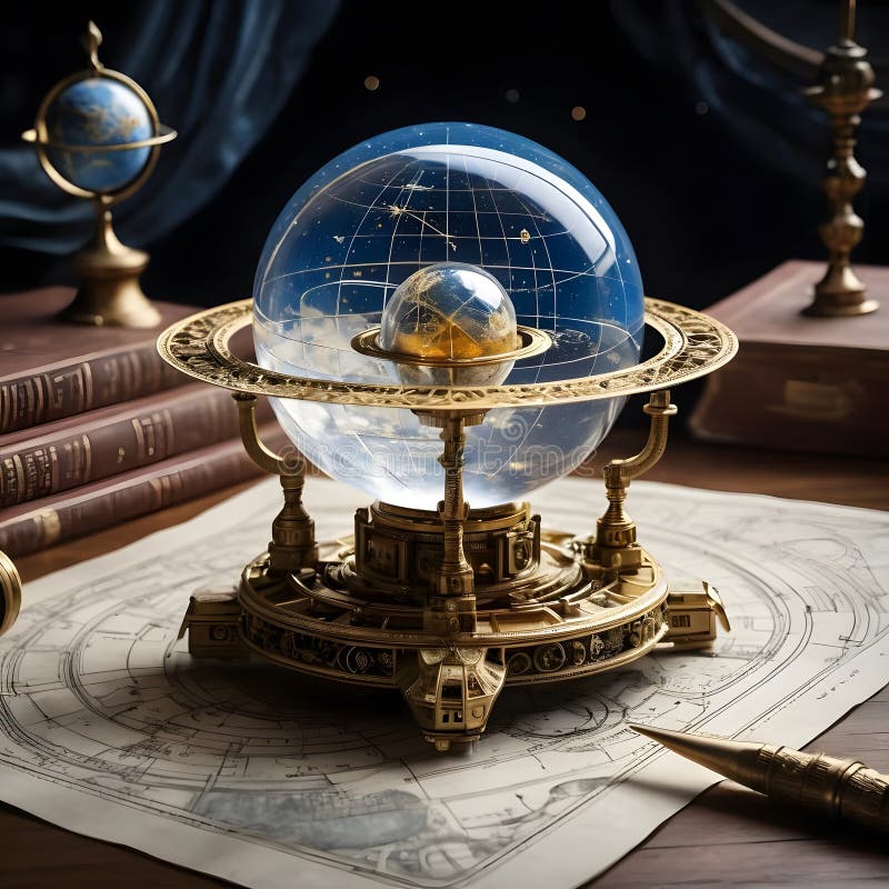 Celestial Sphere: an Intricate Ornate Globe Displaying Constellations ...