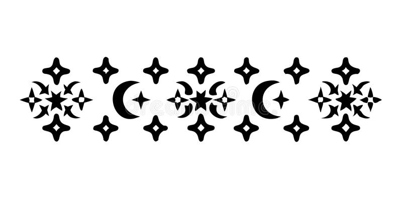 Celestial Star Pattern, Night Sky, Cosmic Beauty, Vector Design ...