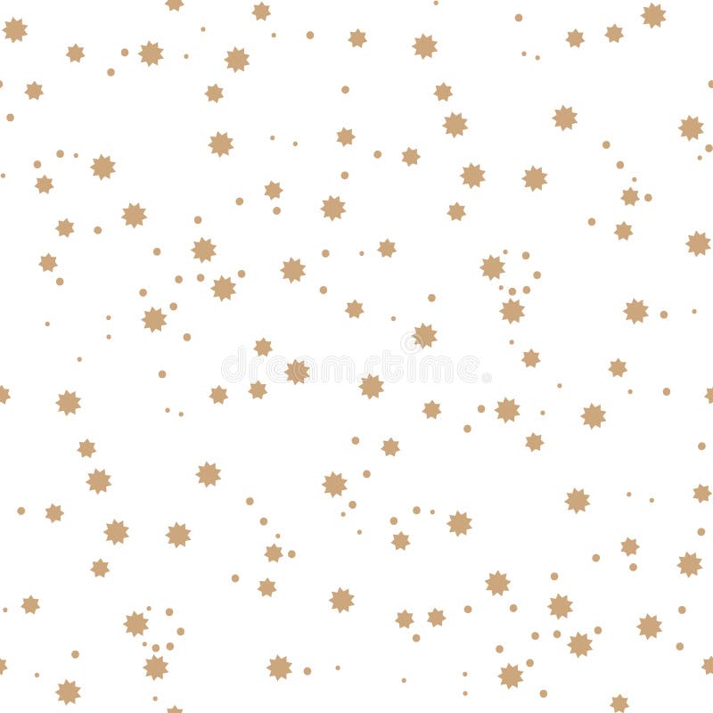 Celestial Star Vector Seamless Pattern Stock Vector - Illustration of ...
