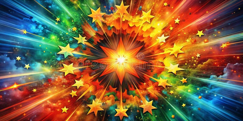 Celestial Starburst Pattern