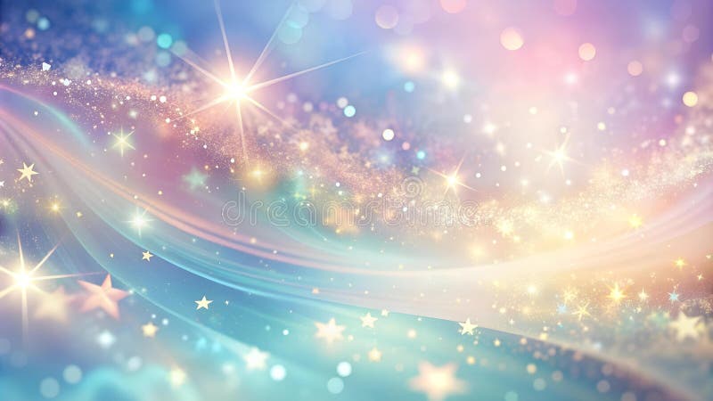 Celestial Swirl: a Soft Gradient of Pastel Hues and Stars AI Generated ...