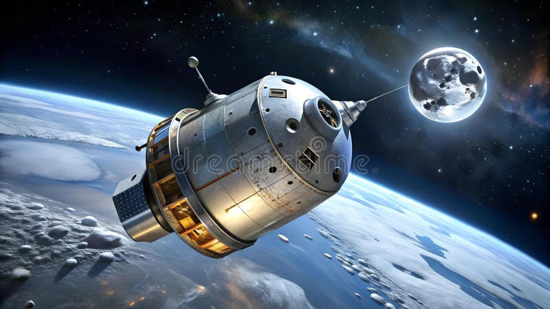 Command Module Stock Illustrations – 177 Command Module Stock ...