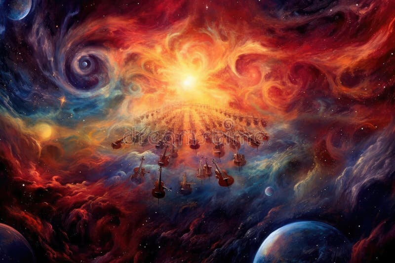 Celestial Symphony: Captivating Panorama of Celestial Bodies, Where ...