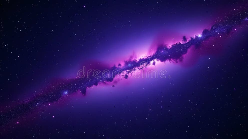 Celestial Symphony a Mesmerizing Stellar Showcase Stock Illustration - Illustration of neon ...